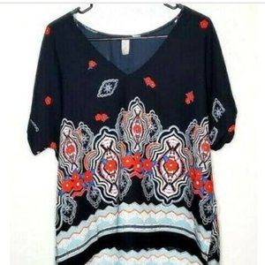 Misia | Tops | Misia Top Nwt Pxl Black Chic Geometric Design Pxl | Poshmark